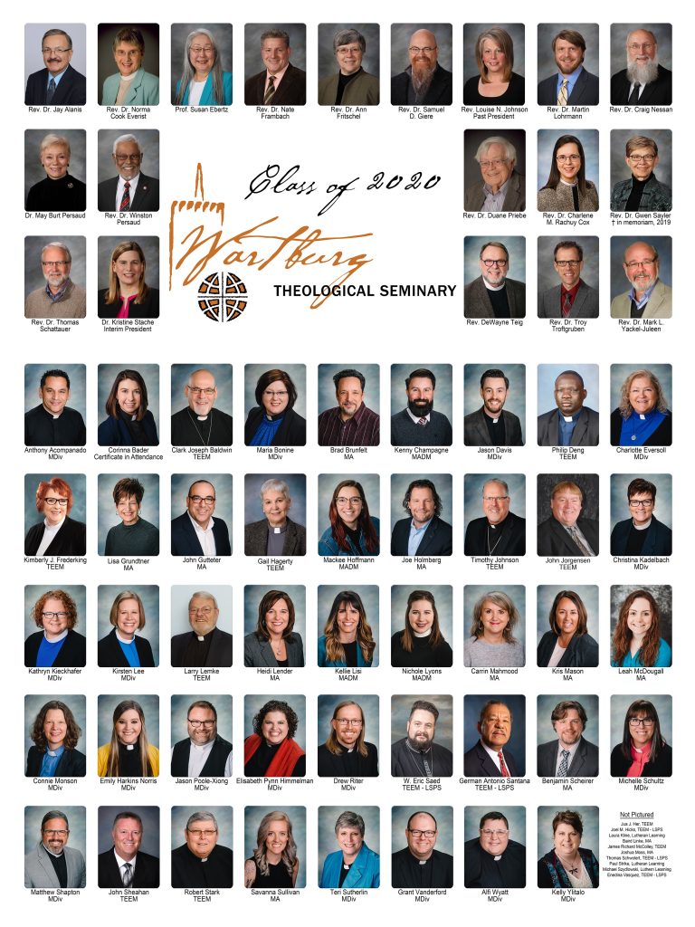 Wartburg Theological Seminary Class of 2020 Commencement - Wartburg ...